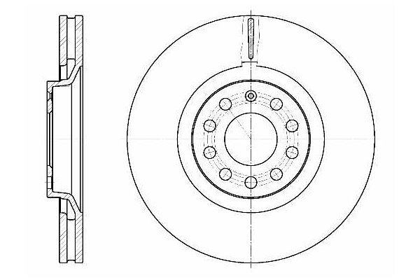 Prednje disk kočnice S71-0501 - Seat Exeo 08-13