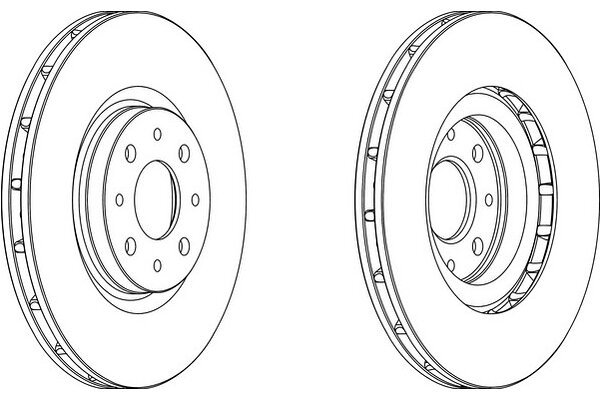 Prednje disk kočnice S71-0507 - Alfa Romeo, Fiat