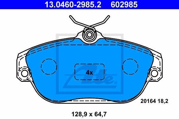 Prednje kočione obloge 13.0460-2985.2 - Volvo S90, V90