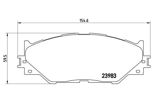 Prednje kočione obloge IE181750 - Lexus 05-