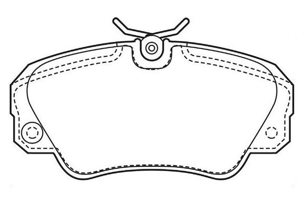 Prednje kočione obloge S70-0092 - Opel
