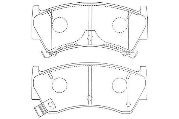 Prednje kočione obloge S70-0102 - Nissan Almera 95-00