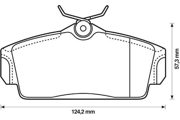 Prednje kočione obloge S70-0106 - Nissan Almera 00-07