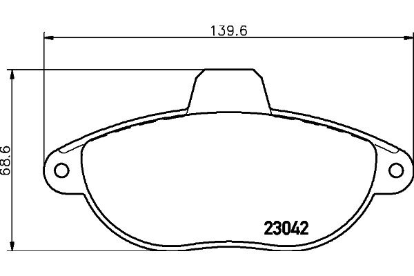 Prednje kočione obloge S70-0127 - Peugeot Expert 95-07