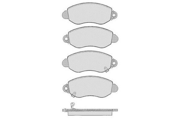 Prednje kočione obloge S70-0139 - Ford Transit 00-06