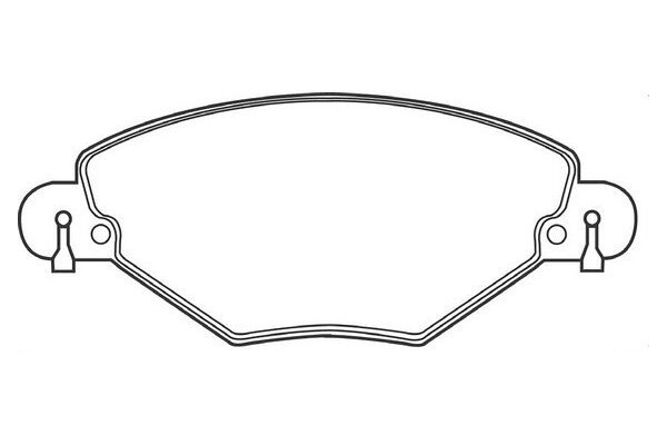 Prednje kočione obloge S70-0160 - Citroen C5 01-08
