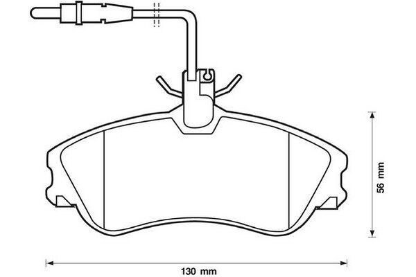 Prednje kočione obloge S70-0169 - Citroen Berlingo 96-08