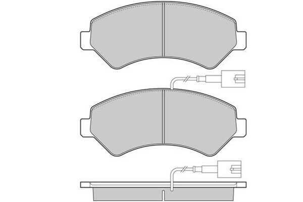 Prednje kočione obloge S70-0186 - Citroen, Fiat, Peugeot