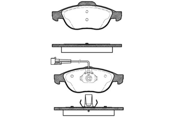 Prednje kočione obloge S70-0205 - Alfa Romeo 156 97-05