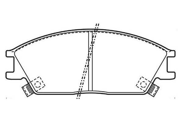 Prednje kočione obloge S70-0233 - Hyundai