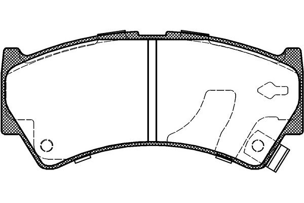 Prednje kočione obloge S70-0242 - Suzuki Baleno 95-02