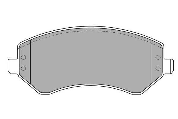 Prednje kočione obloge S70-0249 - Chrysler Voyager 96-08