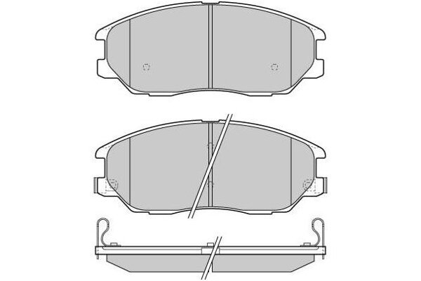 Prednje kočione obloge S70-0267 - Kia Opirus 03-09