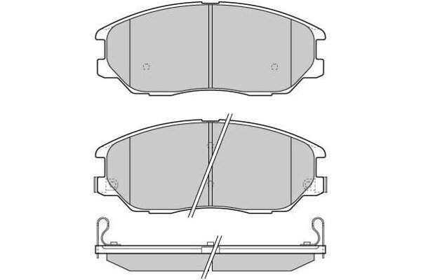 Prednje kočione obloge S70-0267 - Kia Opirus 03-09