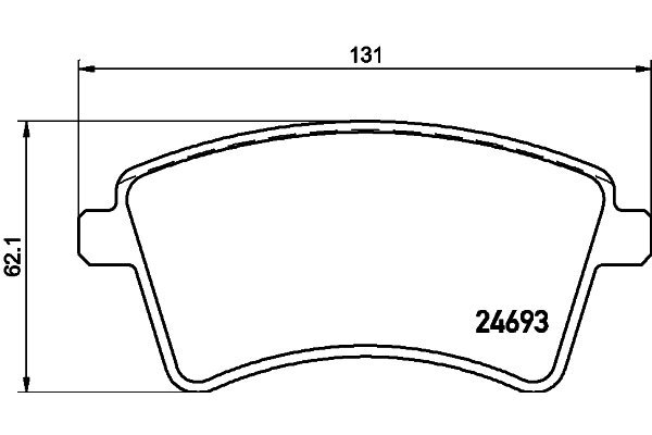 Prednje kočione obloge S70-0272 - Renault Kangoo 98-