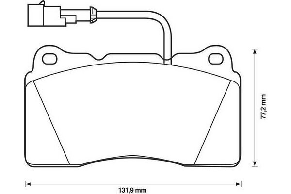 Prednje kočione obloge S70-0303 - Alfa Romeo 166 98-09