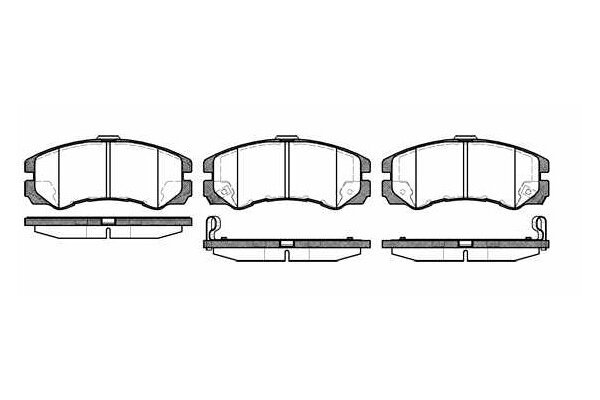 Prednje kočione obloge S70-0339 - Opel Frontera 91-03