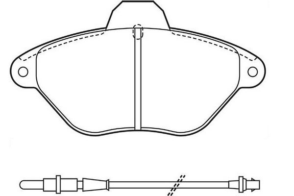 Prednje kočione obloge S70-0397 - Citroen Xantia 93-01