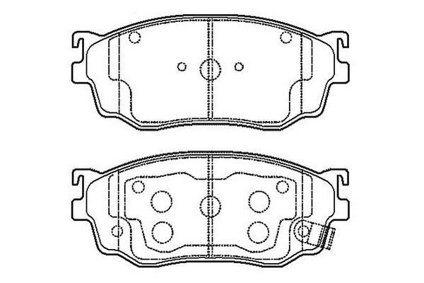 Prednje kočione obloge S70-0427 - Mazda 626 98-02