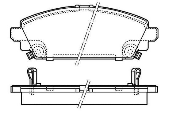 Prednje kočione obloge S70-0462 - Honda Accord 98-02