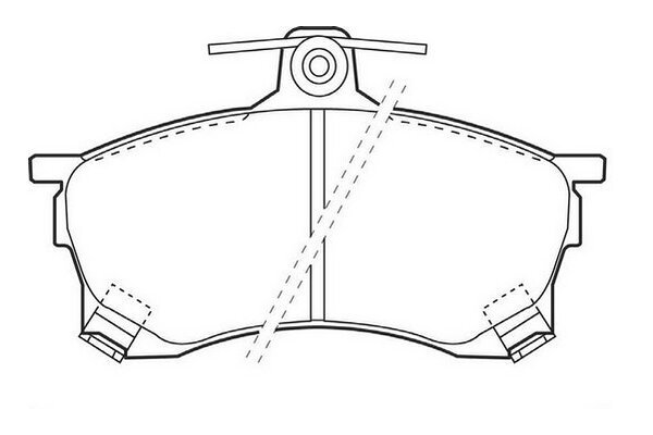 Prednje kočione obloge S70-0470 - Mitsubishi Carisma 95-04