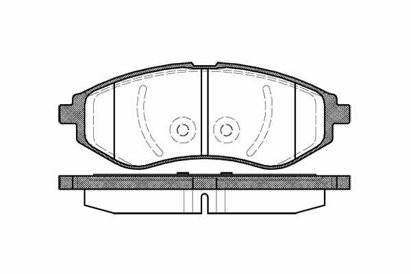 Prednje kočione obloge S70-0473 - Chevrolet Aveo 11-