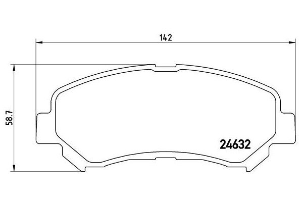 Prednje kočione obloge S70-0480 - Nissan Qashqai 07-14