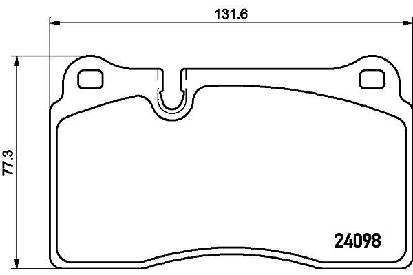 Prednje kočione obloge S70-0491 - Volkswagen Touareg 02-