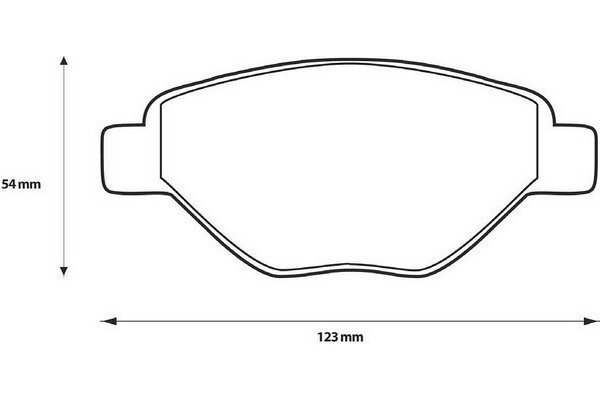 Prednje kočione obloge S70-0504 - Renault Megane 02-08