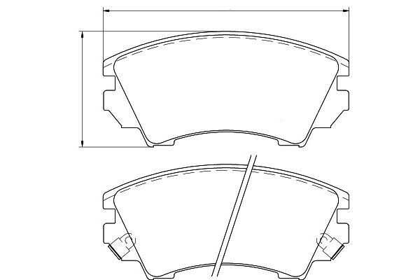 Prednje kočione obloge S70-0520 - Chevrolet Camaro 09-16