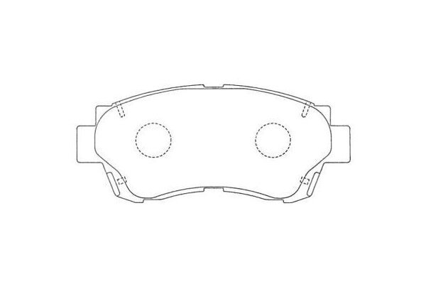Prednje kočione obloge S70-0556 - Toyota