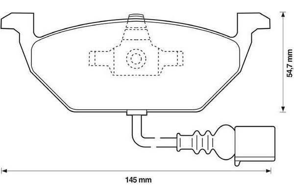 Prednje kočione pakne S70-0010 - Audi, Seat, Škoda