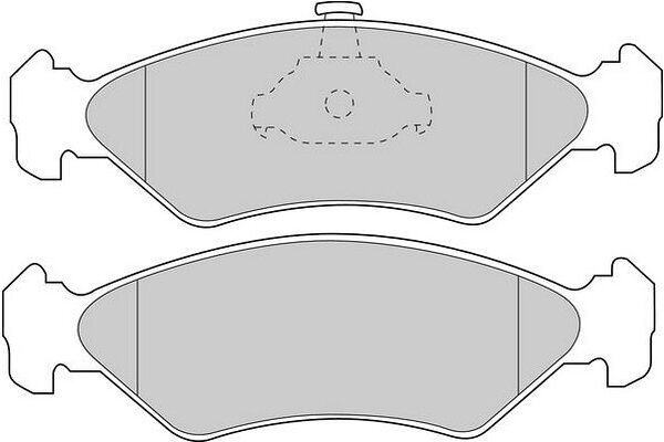 Prednje kočione pakne S70-0046 - Ford