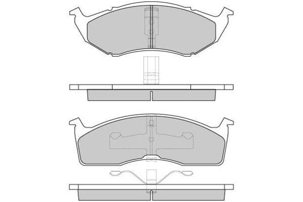 Prednje kočione pakne S70-0062 - Chrysler