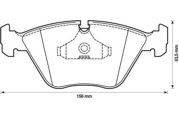 Prednje kočione pakne S70-0074 - BMW