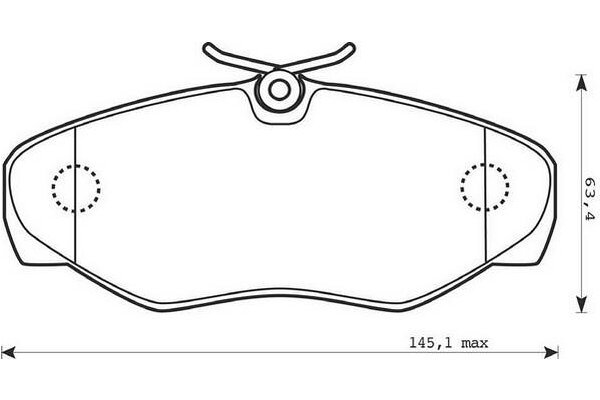 Prednje kočione pakne S70-0091 - Opel, Renault