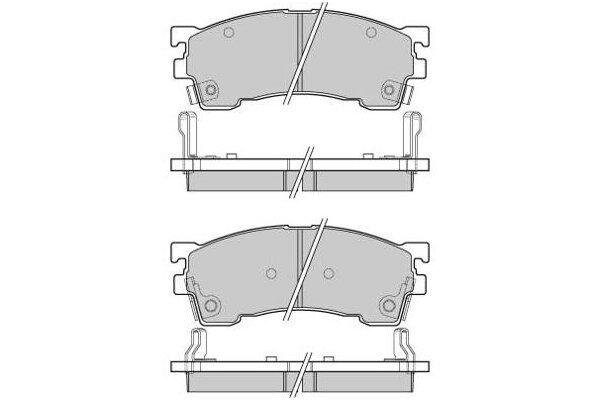 Prednje kočione pakne S70-0115 - Mazda