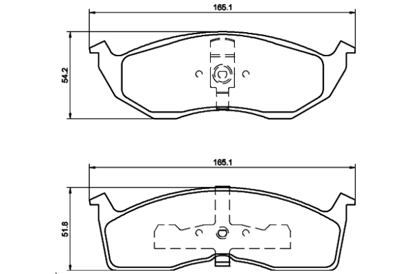 Prednje kočione pakne S70-0117 - Chrysler
