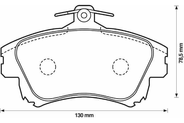 Prednje kočione pakne S70-0132 - Mitsubishi, Volvo