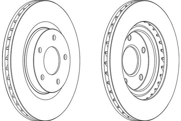 Prednji disk kočnice Chrysler Sebring 07-11