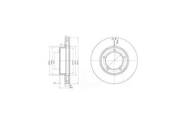 Prednji kočioni diskovi 101001 - Toyota