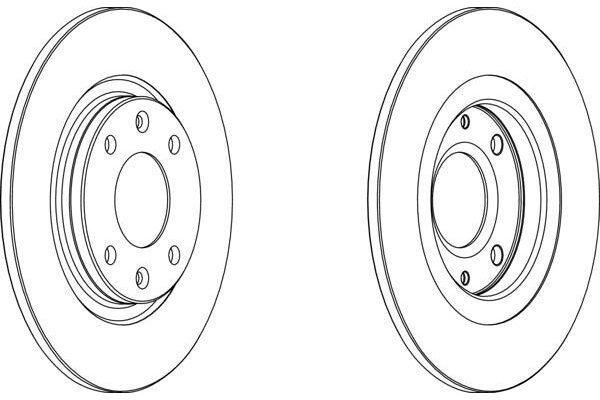 Prednji kočioni diskovi 25929 - Citroen, Peugeot
