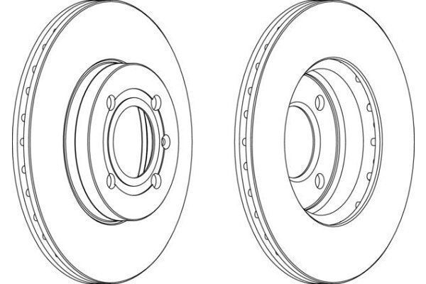 Prednji kočioni diskovi 25932 - Seat, Volkswagen