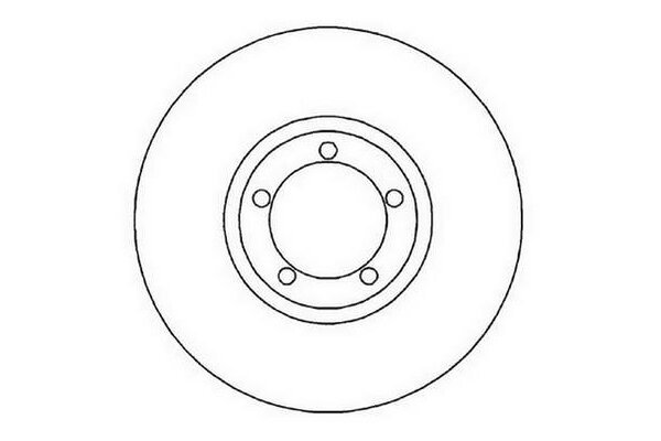 Prednji kočioni diskovi 61869 - Ford