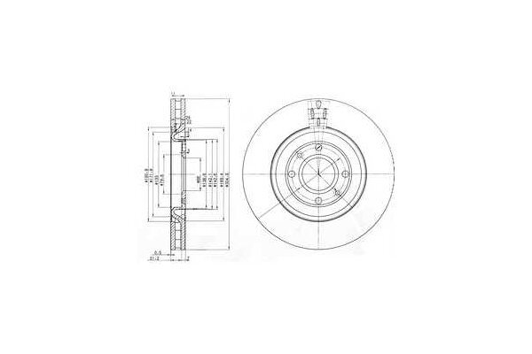 Prednji kočioni diskovi 61917 - Peugeot