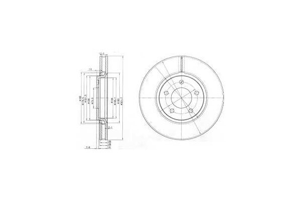 Prednji kočioni diskovi 61955 - Chrysler