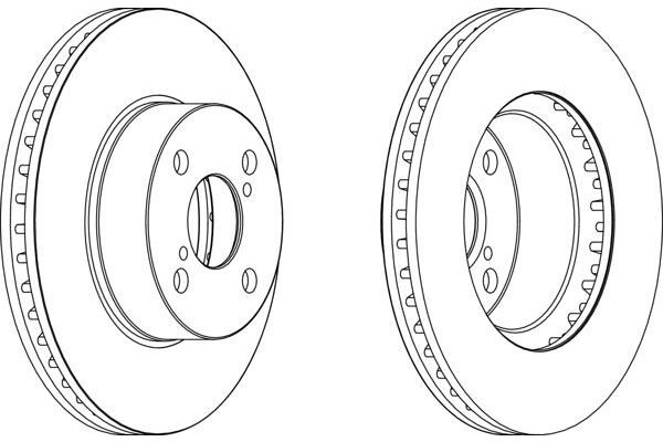 Prednji kočioni diskovi 61964 - Toyota