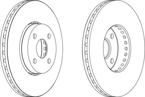 Prednji kočioni diskovi 69463 - Toyota