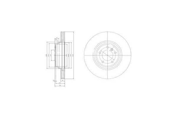 Prednji kočioni diskovi 80926 - BMW