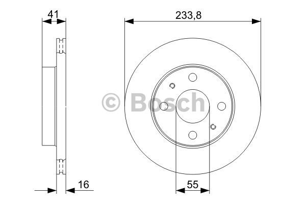 Prednji kočioni diskovi BS0986479352 - Daihatsu YRV 00-06